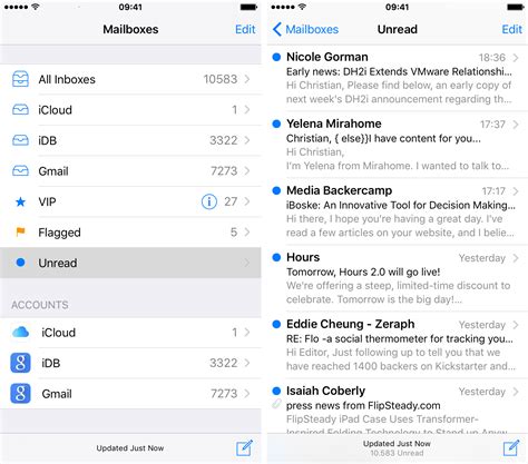 how to clear an incorrect unread email count badge on the