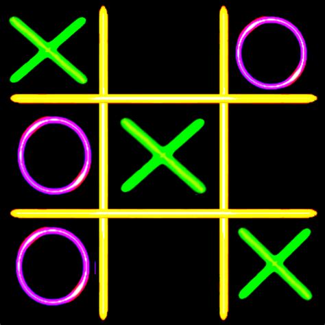 tic tac toe glow 2 player appstore for android