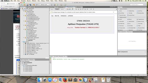 membuat aplikasi toko dengan java netbeans sedang