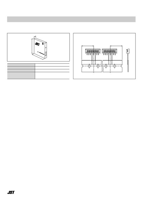 B7b Eh Tv4 Datasheet 4 4 Pages Jst 2 5mm Pitch Disconnectable Crimp