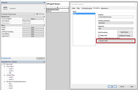 solved parameter to report overall area of building autodesk community
