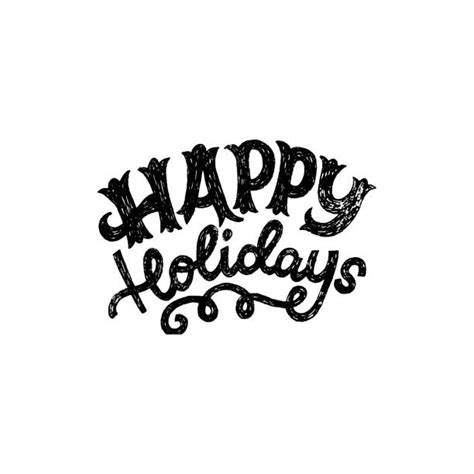 2 700 Happy Holidays Typography Stock Illustrations Royalty Free