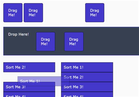 drag and drop javascript libraries css script