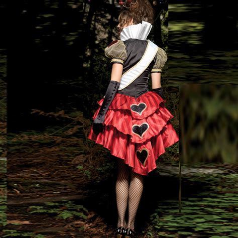 Alice In Wonderland Red Queen Of Hearts Costumes For Women Costume Sexy