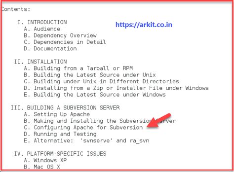 subversion server setup linux version control software