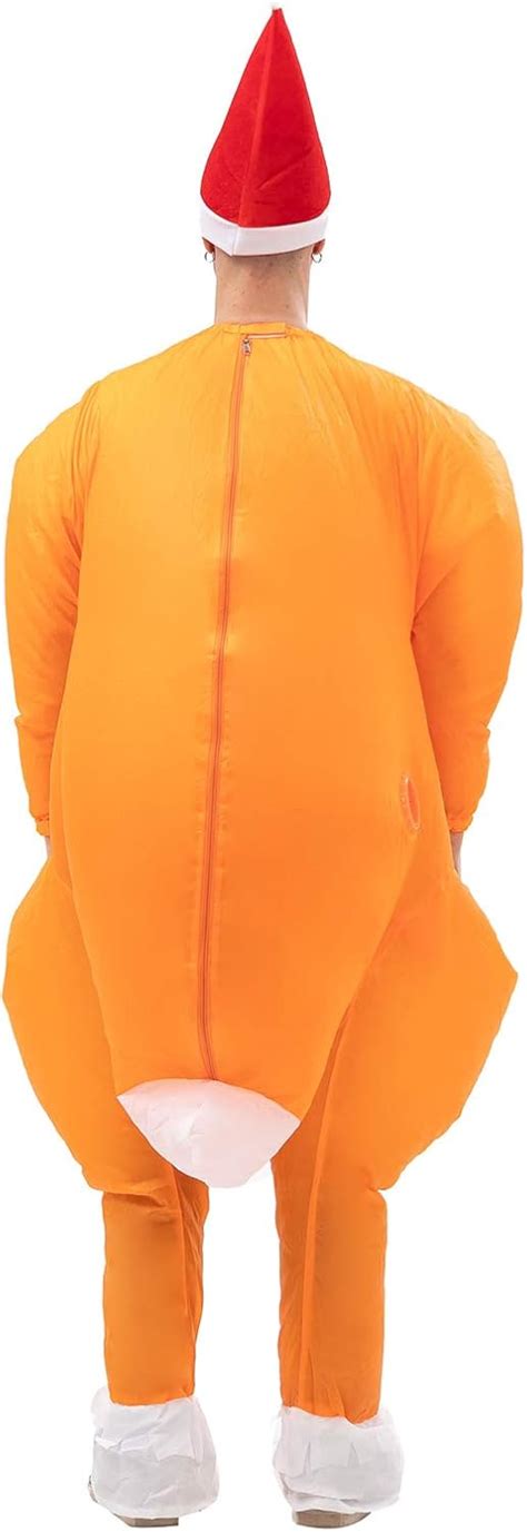 Ihgyt Inflatable Honey Turkey Costume Blow Up Jaws Jumpsuit