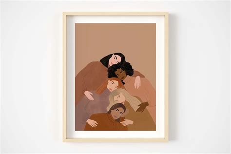 Women Empowerment Art Print Diversity Art Print Female Empowerment