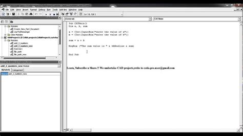 catia v5 macro tutorials and vb scripting essentials do loop while with