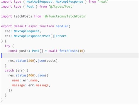 writing database functions using next js typescript and postgresql
