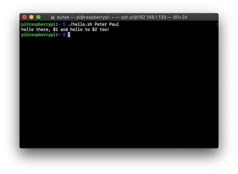 how to write a bash script with arguments siytek
