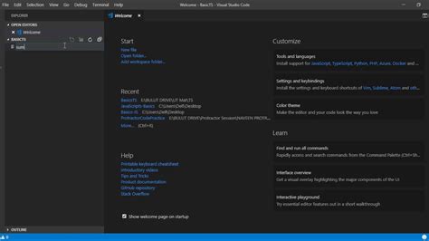 typescript first program youtube