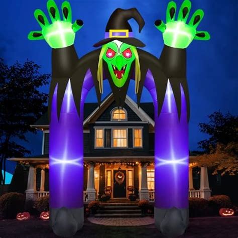 Wabolay Halloween Inflatables Clown Archway Outdoor