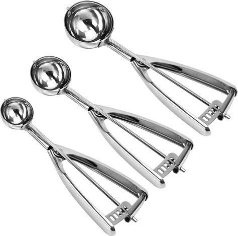 Cookie Scoop Set Small 1 Tbsp Medium 1 5 Tbsp Large 2