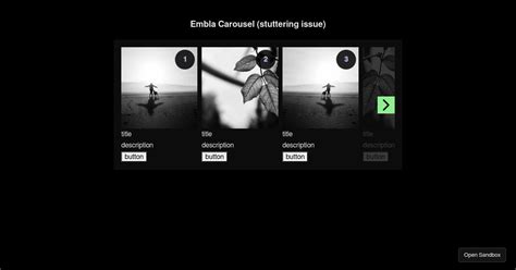 embla carousel opacity react forked codesandbox