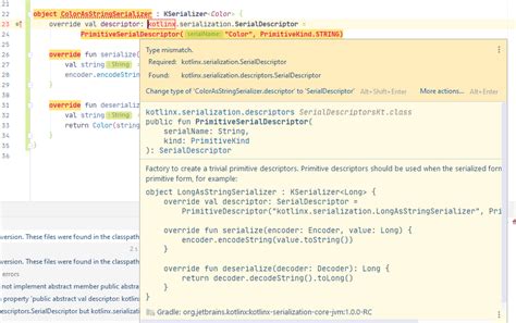 custom serializer catch 22 · issue 1021 · kotlin rialization
