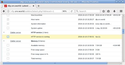 ubuntu 18 04 lts zabbix 4 0 add monitoring target item server world