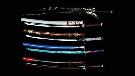 3d Model Legendary Katanas Pack Plus Great Sword Vr Ar Low Poly