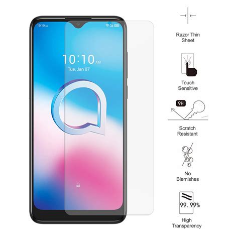 Tempered Glass Screen Protector For Alcatel 3l 2020