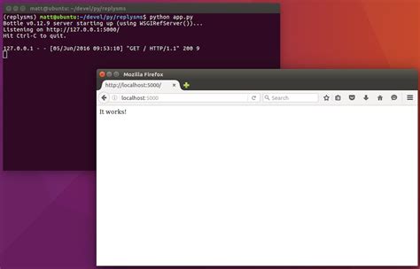 replying to sms text messages with python and bottle