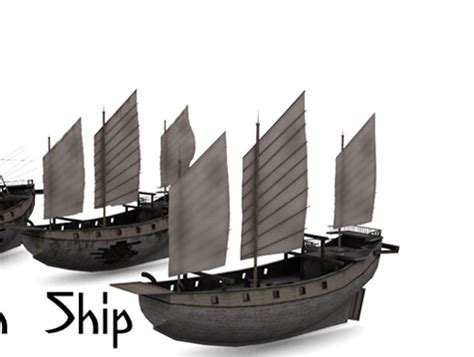 asian ship v1 0 game assets for unity and unreal engine