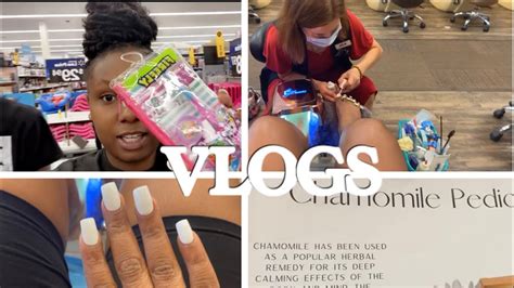 Vlog Spend The Day W Me Getting Ready For Vacation Nail Salon