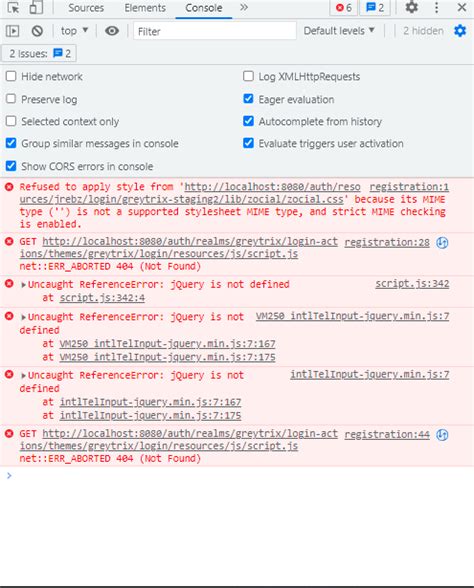 getting error while adding external jquery and extra packages in