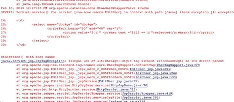 java pre populating dropdown in jsp using jstl stack