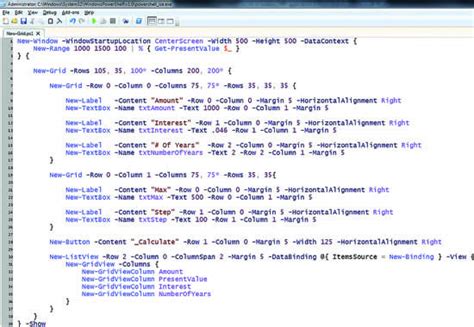 msdn magazine windows powershell with wpf secrets to building a wpf