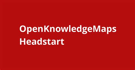 openknowledgemaps headstart open source agenda