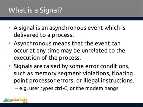signal handling in linux