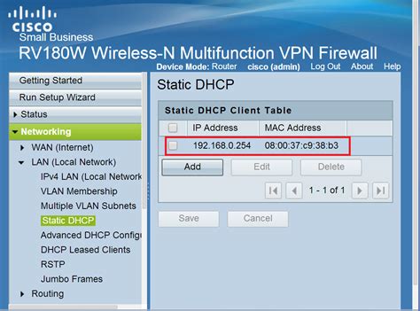 cisco shouldn t we exclude a static ip from the dhcp pool server fault