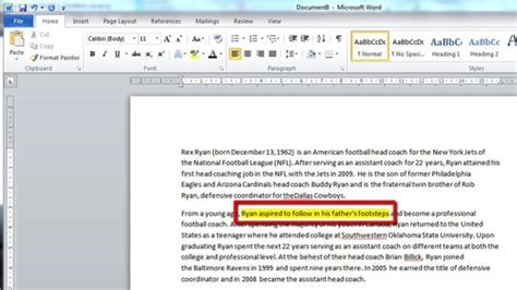 how to highlight in word 2010 using keyboard howtech
