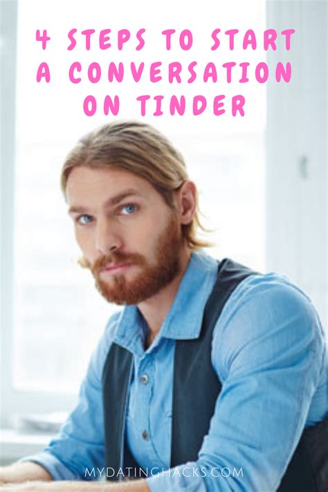 4 Steps To Start A Conversation On Tinder Tinder How To Start