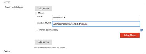 osx jenkins homebrew installation maven and java configuration