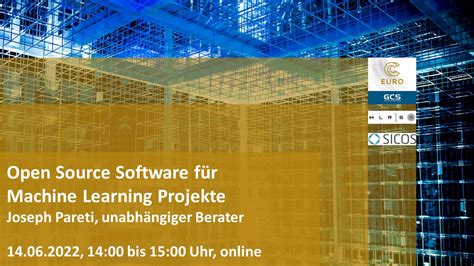 eurocc web seminar open source software für machine learning projekte