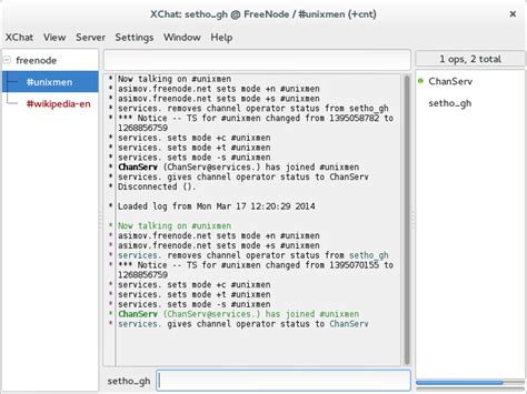 install xchat irc client in fedora ubuntu linux mint elementary os