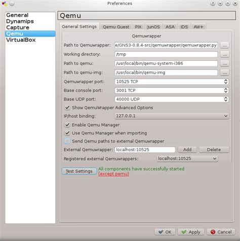 install gns3 qemu on ubuntu