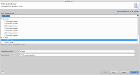 only the tomcat v8 0 is not shown in eclipse while