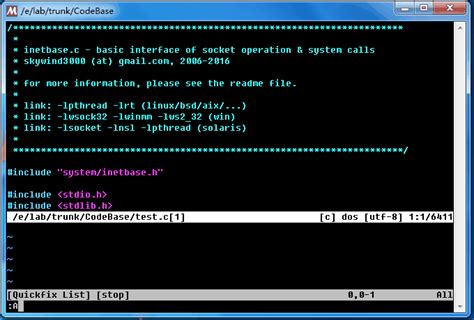 linux vim execute bash commands make in the same window
