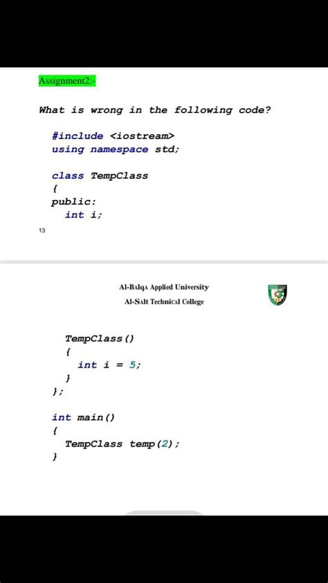 solved assignment2 what is wrong in the following code