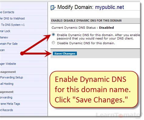 setup namecheap dynamic dns server on a tomato router