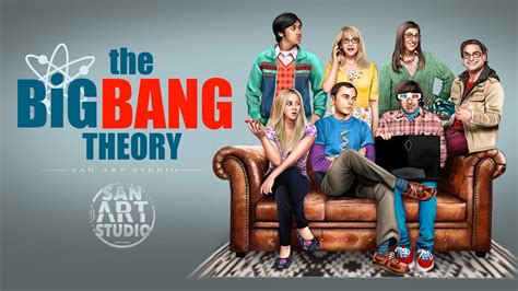 The Big Bang Theory 2022 Digital Illustration Artwork Tutorial In