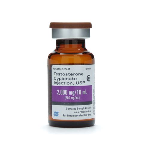 Testosterone Cypionate [c Iii] 200mg Ml Mdv 10ml Vial Mcguff