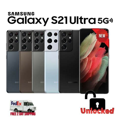 Like New Samsung Galaxy S21 Ultra 5g Sm G998u1 512gb Black Us Model
