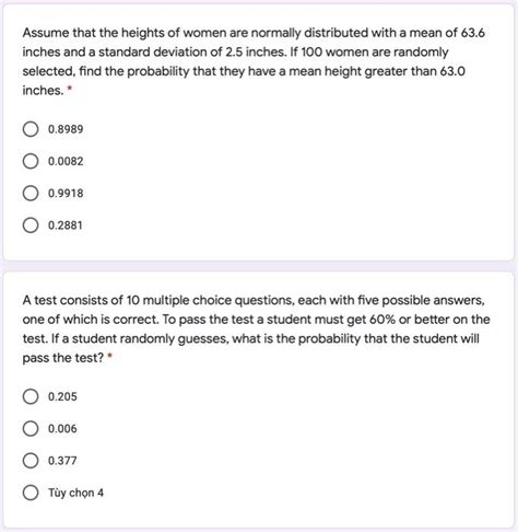 solved assume that the heights of women are normally
