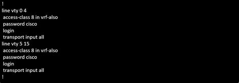 configure telnet ssh access to device with vrf s in mpls network the