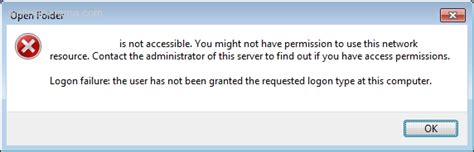 share not accessible error automation admin