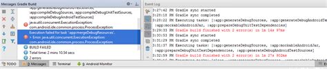 java android error execution failed for task app