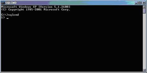 the sqlcmd utility in sql server