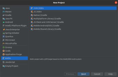 how to create a kotlin console application with gradle in